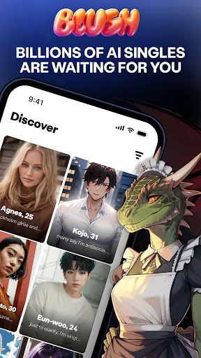 Blush: AI Dating Simulator, Love AI App - AI Companion
