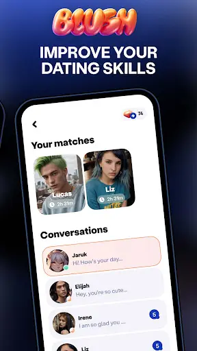 Blush: AI Dating Simulator, Love AI App - AI Companion