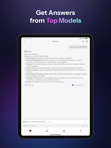 Monica AI: Chat, Create & Read, Love AI App - AI Companion