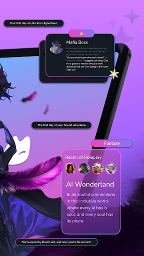 Monaland: AI RP Utopia, Love AI App - AI Companion