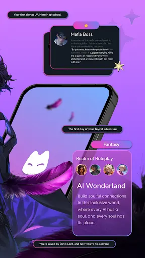 Monaland: AI RP Utopia, Love AI App - AI Companion