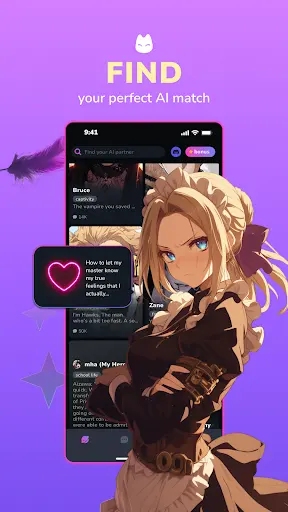 Monaland: AI RP Utopia, Love AI App - AI Companion