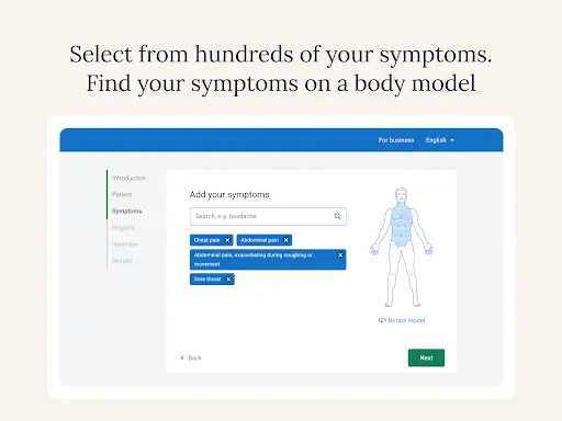 Symptomate – Symptom checker, Health AI App - AI Companion