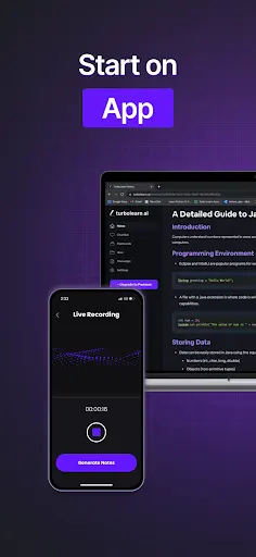 Turbolearn - AI Note Taker, Learning AI App - AI Companion